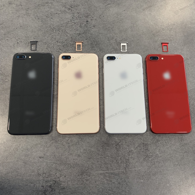 Chassis vitre arrière complet prémonté iPhone 8 Plus - KIT OUTILS OFFERTS