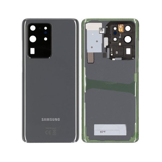 Vitre arrière Grise OFFICIELLE Samsung Galaxy S20 Ultra SM-G888
