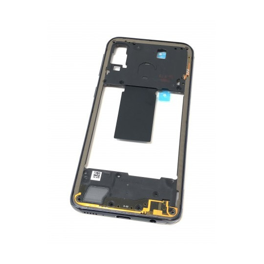 Chassis intermédiaire noir OFFICIEL Samsung A40 SM-A405F