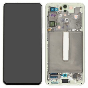 Ecran + chassis Vert OFFICIEL Samsung S21 FE 5G - Kit Outils OFFERT